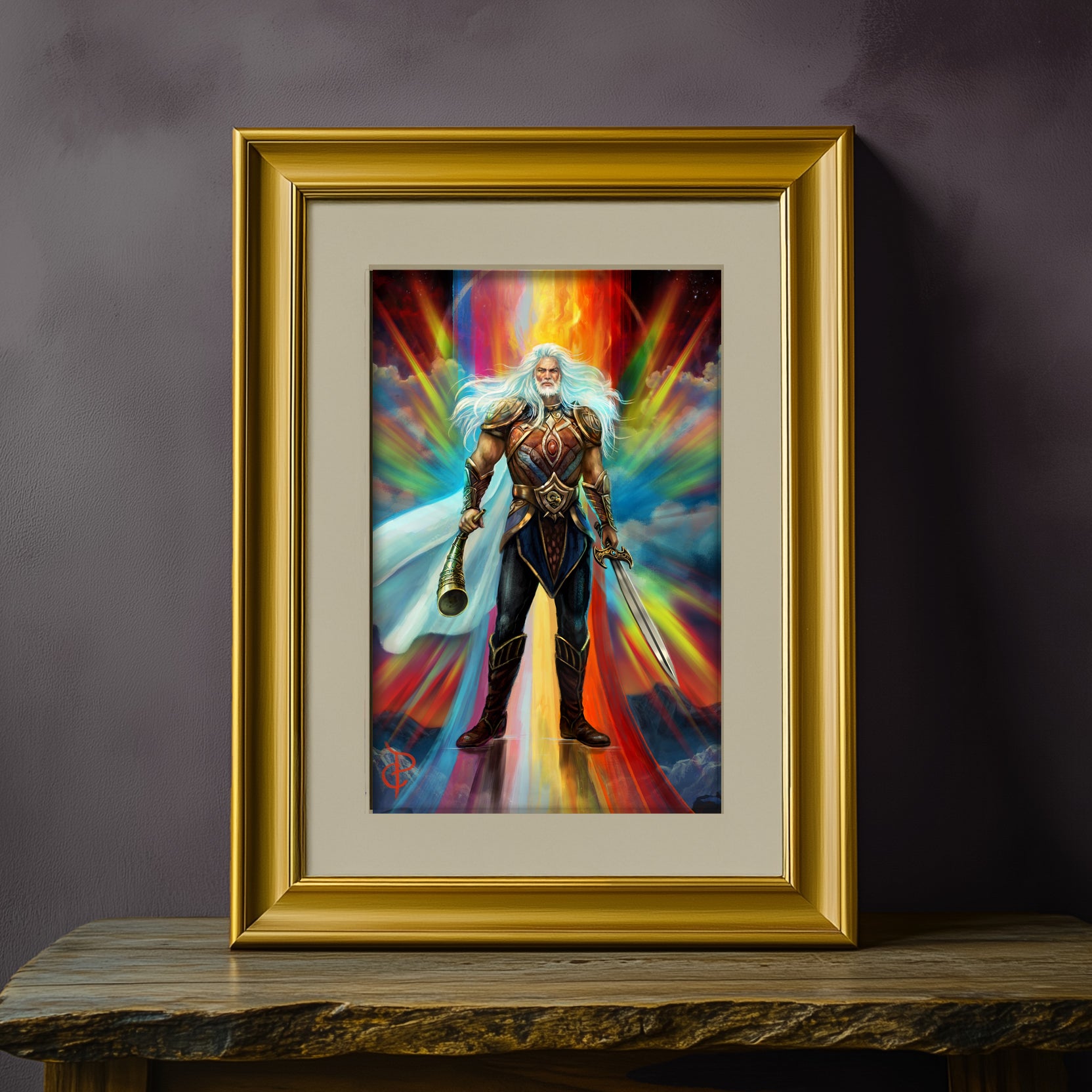 Norse God Heimdall Art Print Multiple Sizes – Inlumined Arts LLC